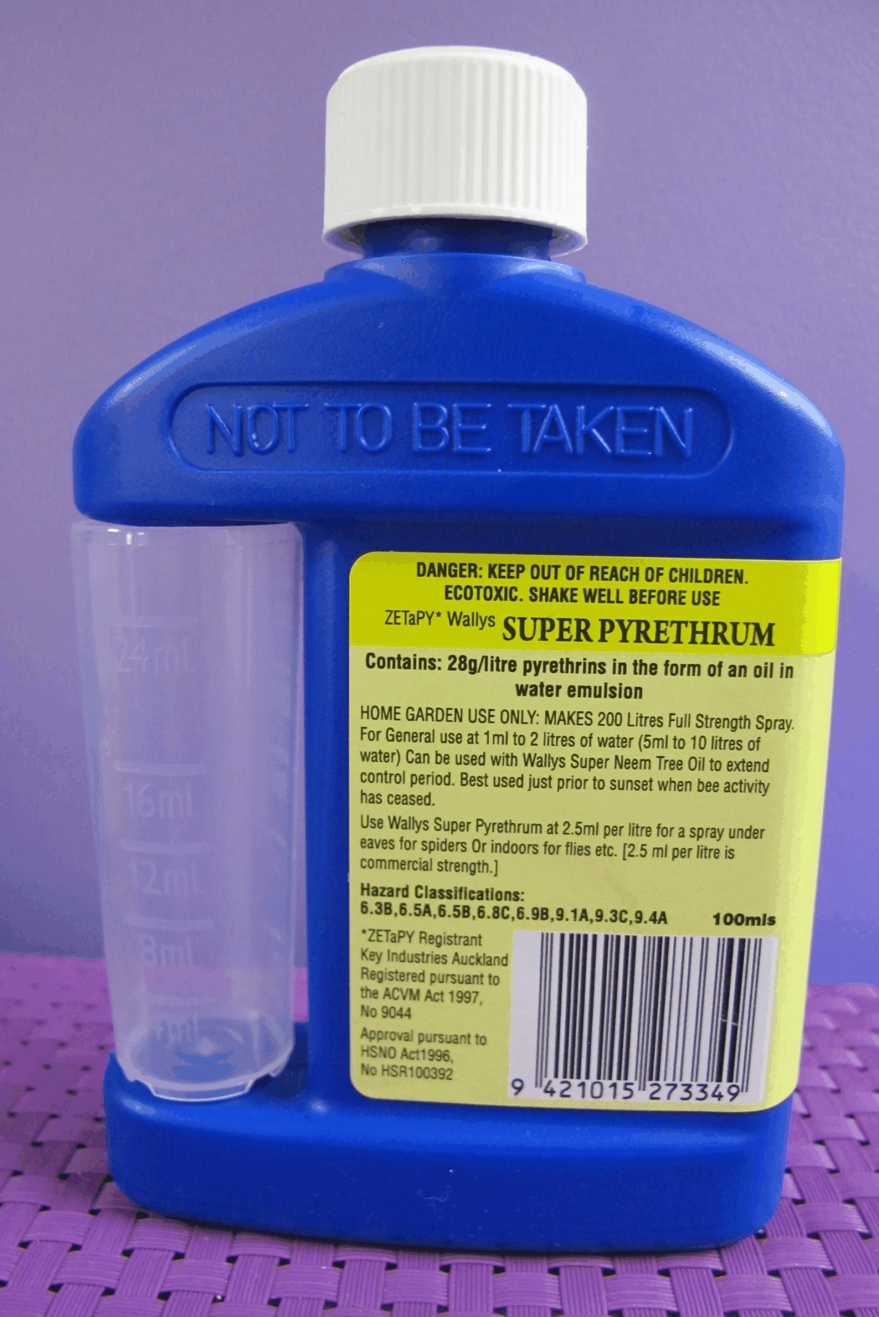 Wally's Super Pyrethrum 100ml - Wally's Garden Enterprises Ltd