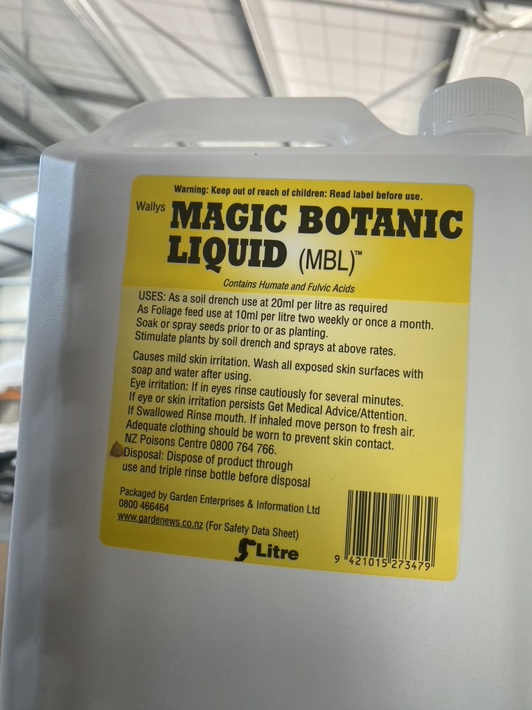 Magic Botanic Liquid 20litres - Wally's Garden Enterprises Ltd